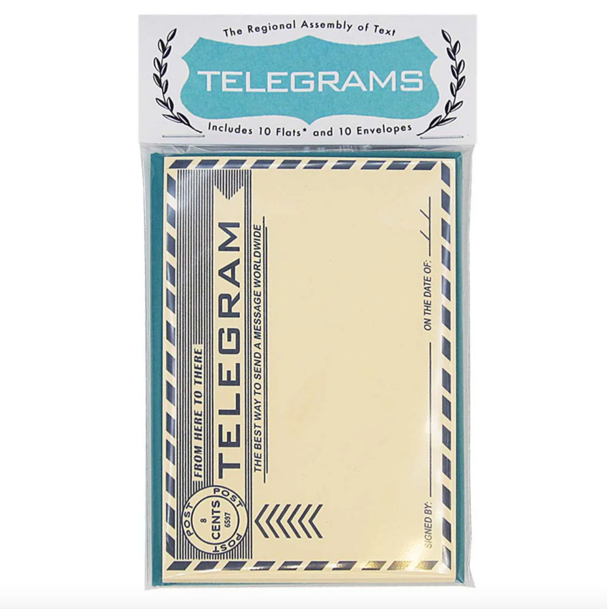 The Regional Assembly of Text Telegrams Stationery Set – Short Wave
